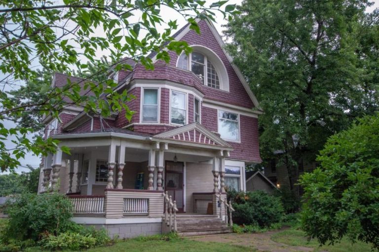 Sold. So much stained glass! Those stairs! Oh my! Circa 1890 in Iowa ...