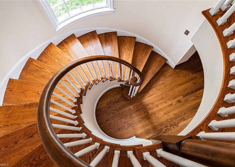 Like a castle! The staircase in the turret is AMAZING! Circa 1934. One ...