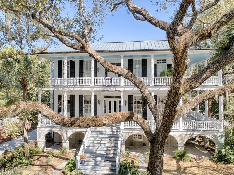 That library! The James Rhett House, Circa 1848 in SC. $1,500,000 – The ...