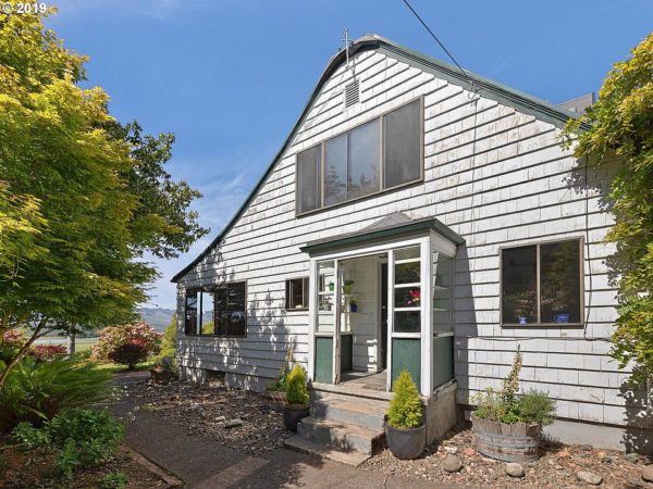 Bay views from this Oregon cottage. Circa 1933. $289,000 – The Old ...