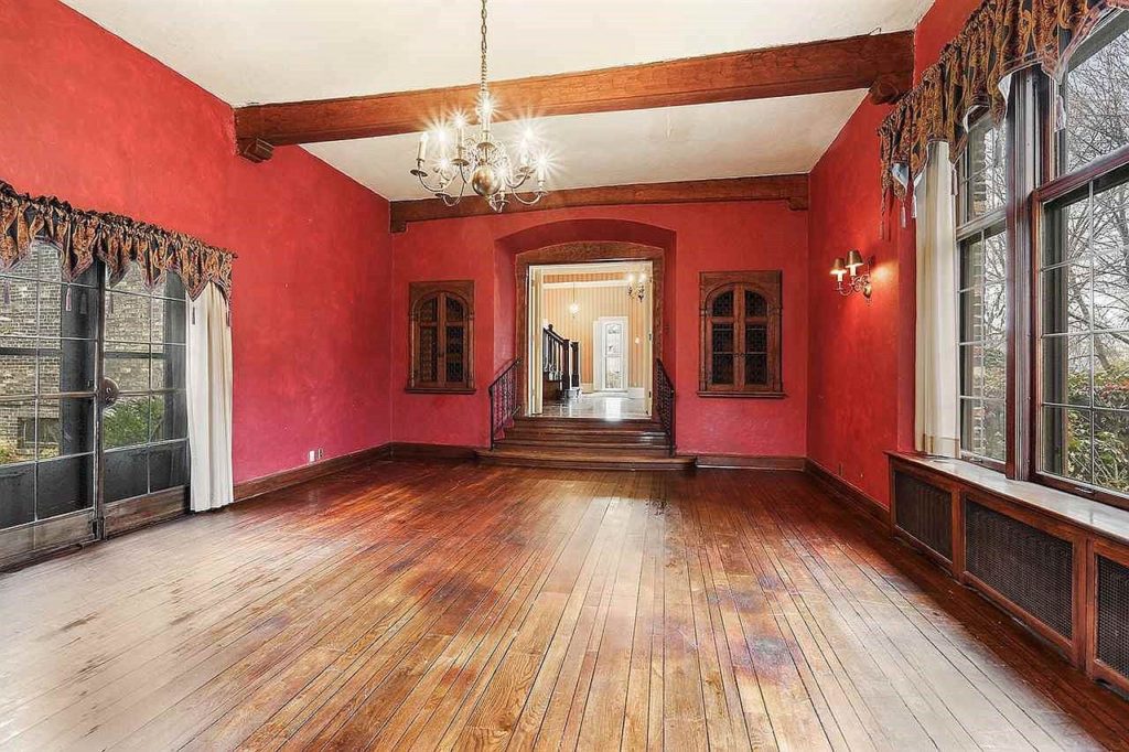 Sold. I want the library! The Rahr House, Circa 1863 in Wisconsin ...