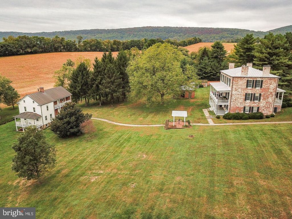 One of a kind property! Circa 1752 and 1850. On 160 acres in Maryland ...
