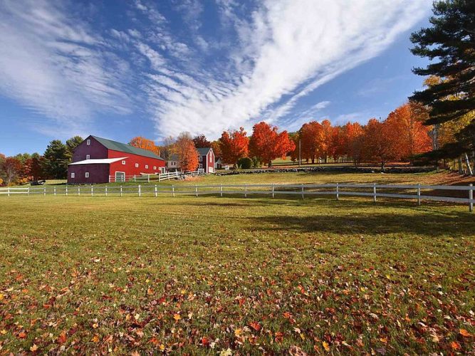 Perfection in New Hampshire! "Potter Hill Farm", Circa 1785. On 21 ...