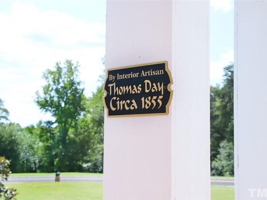 Beautiful Thomas Day Interior! That newel post!! Circa 1850. Five acres ...