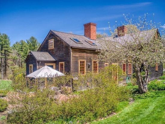 Perfection! On a five acre apple orchard. Circa 1800 in Massachusetts ...