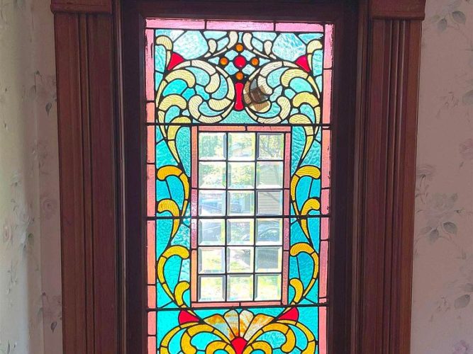 Sold. Beautiful stained glass! Circa 1888 in Kansas. $159,900 – The Old ...