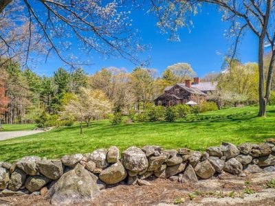 Perfection! On a five acre apple orchard. Circa 1800 in Massachusetts ...