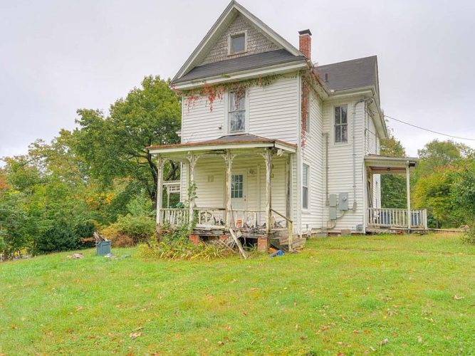 Off market. Pretty stained glass! Almost two acres in Virginia. Circa ...