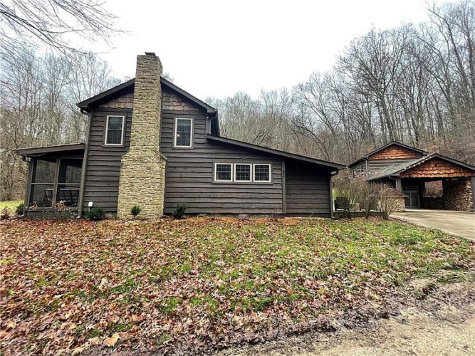 Sold for $430,000. Beautiful Setting! Love the creek. Over seven acres ...