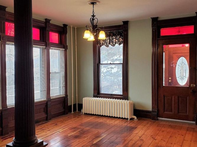 Sold. Amazing fretwork inside! Circa 1910 in Wisconsin. $129,000 – The ...