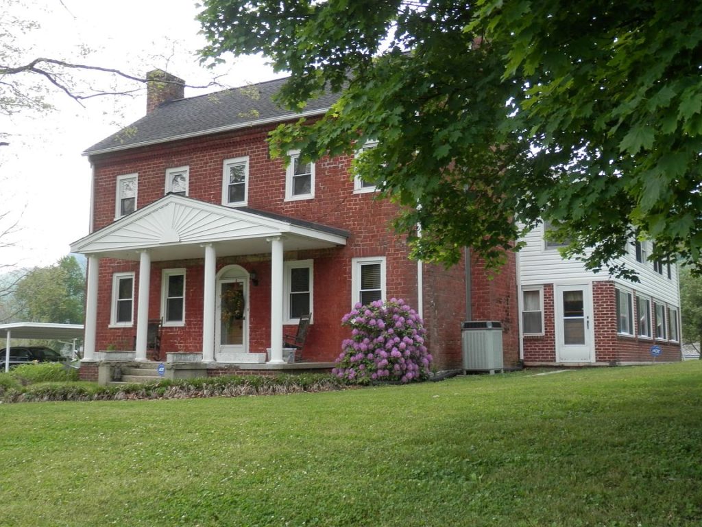Apple trees and mountain views on 4 acres in Virginia. Circa 1832 ...