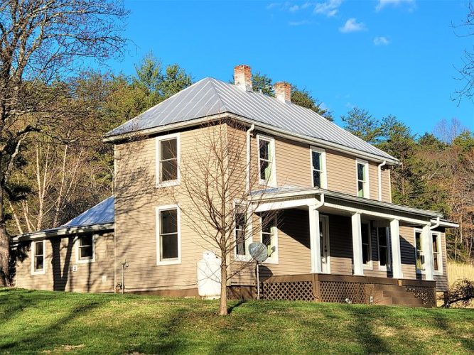 Five acres with fruit trees and a creek! Circa 1930 in Boones Mill ...