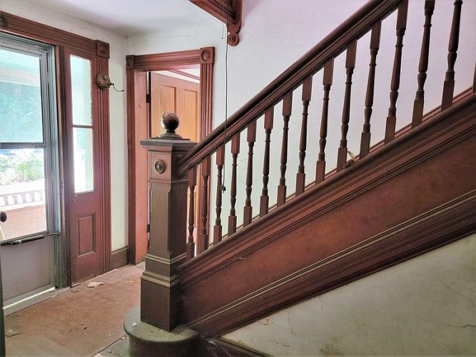 Sold. $69,000 Nice staircase! Almost six acres in the Virginia ...