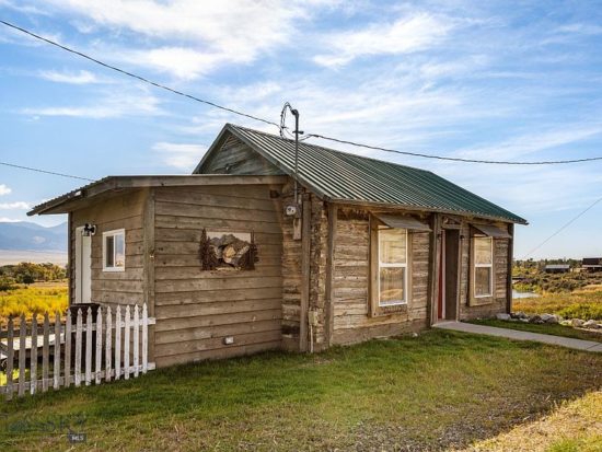 Check out that view! Updated Montana Cabin. Circa 1878. $299,900 – The ...