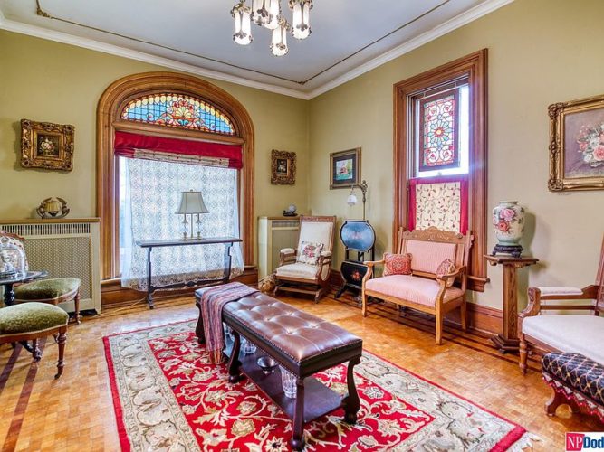 Beautiful staircase! Circa 1885 in Nebraska. $330,000 – The Old House Life