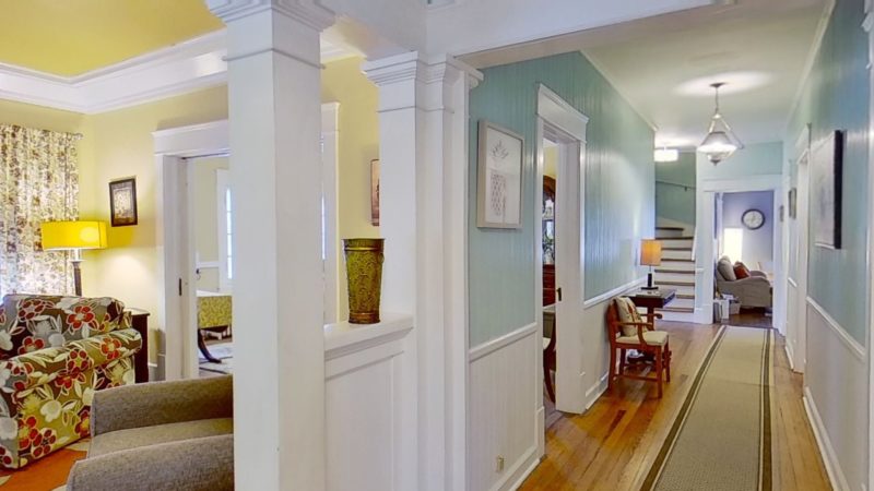 Look inside! Love the interior! Circa 1920 in the Virginia mountains ...