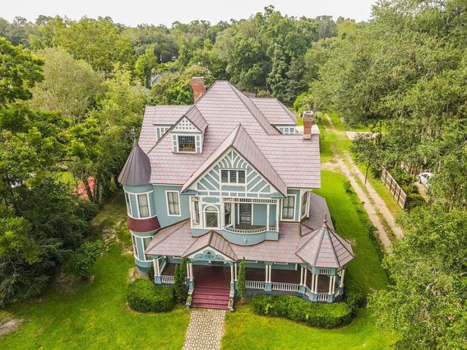 Sold for $425,000. George Barber House, Circa 1898. Almost an acre in ...