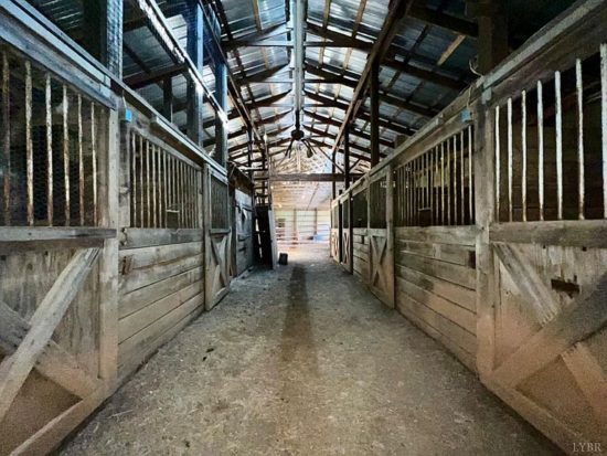 Large barn with indoor riding ring! Circa 1939. Almost 13 acres in ...