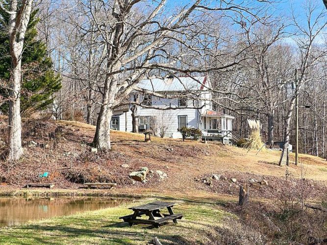 Fruit trees, house, cabin, pond and a creek! Almost 7 acres in Virginia ...
