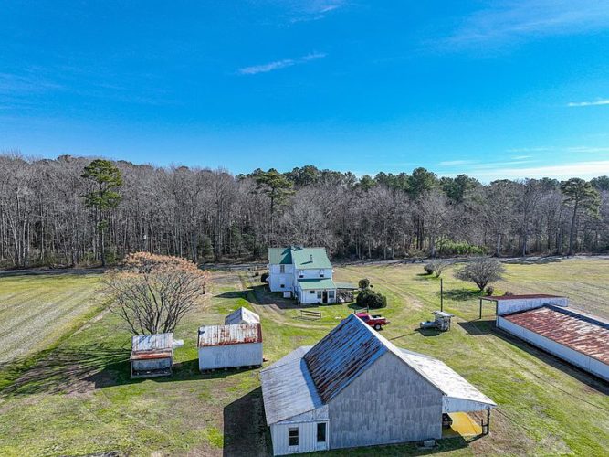 Multiple outbuildings! The O. W. Mears House, Circa 1920. On 2 1/2 ...