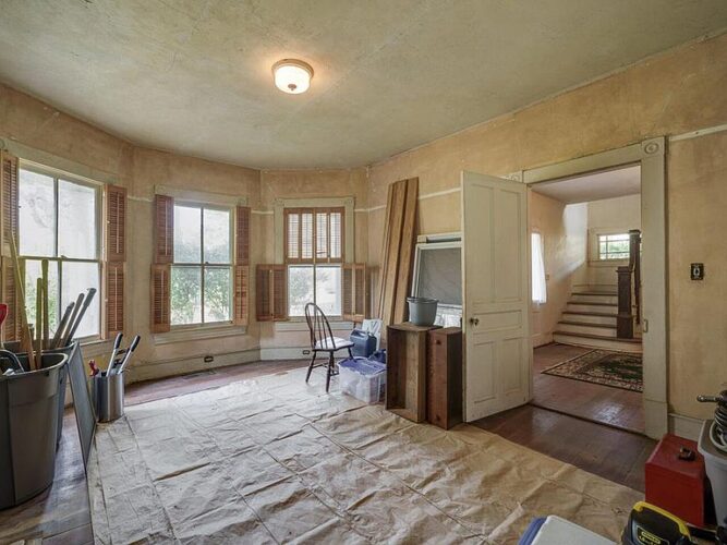 Nice staircase and entryway! Circa 1900. Over 6 acres in Virginia ...