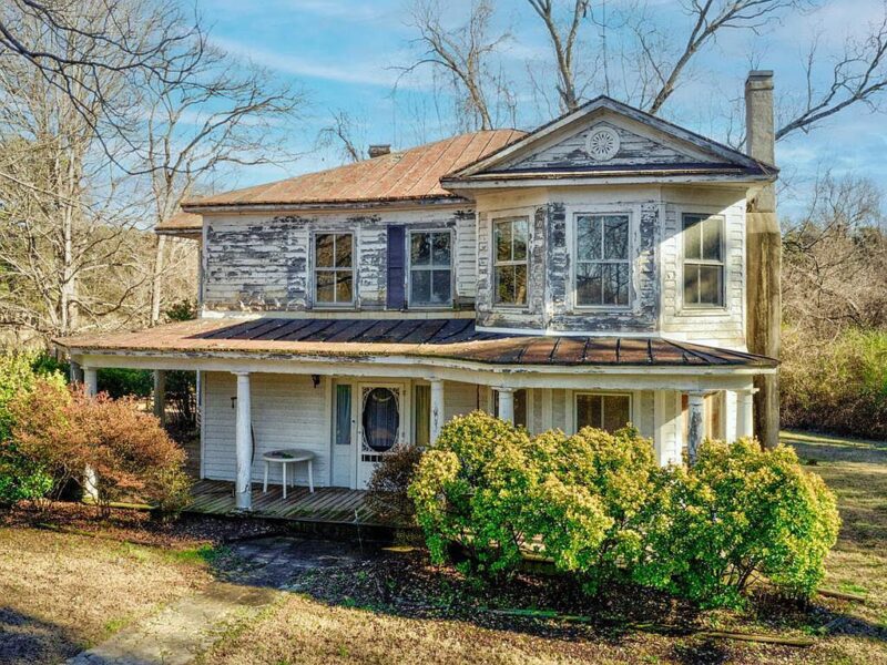 Nice staircase and entryway! Circa 1900. Over 6 acres in Virginia ...