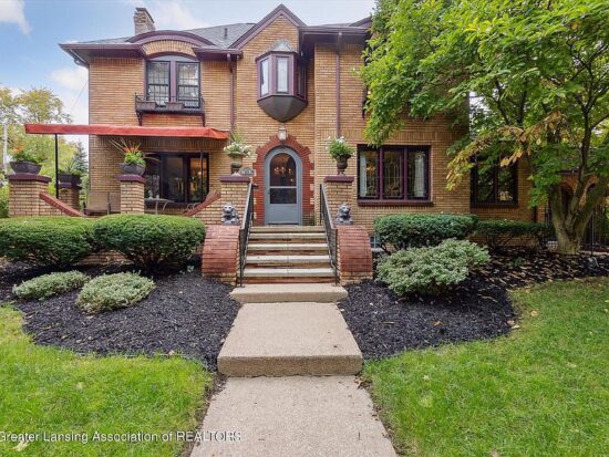 That bathroom vanity! Nice koi pond! Circa 1928 in Michigan. $349,900 ...