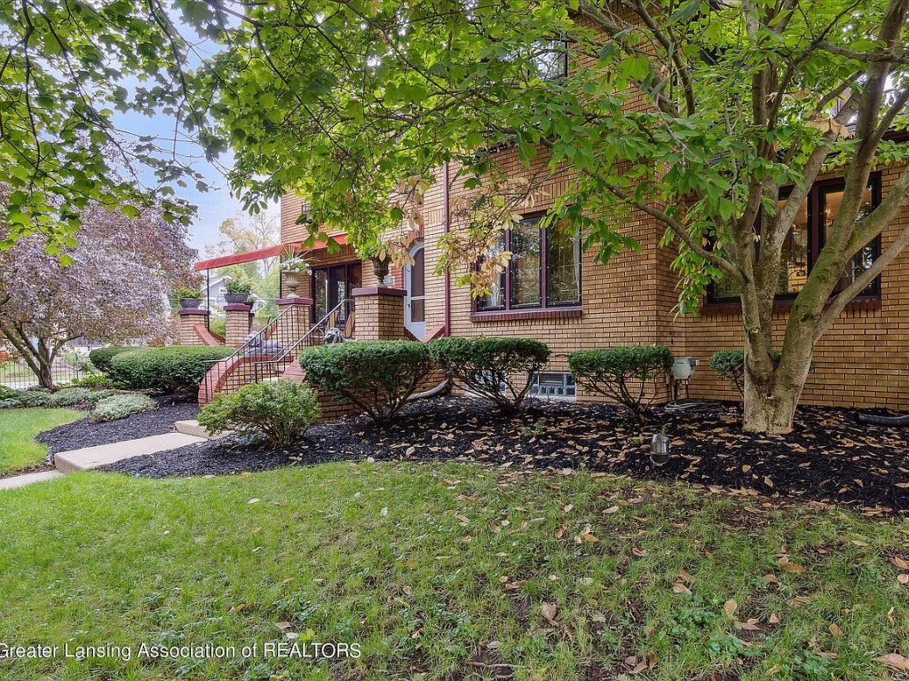 That bathroom vanity! Nice koi pond! Circa 1928 in Michigan. $349,900 ...