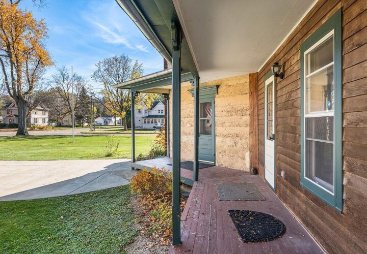 Such a unique house! Jacob Woodruff House, Circa 1850 in Wisconsin ...