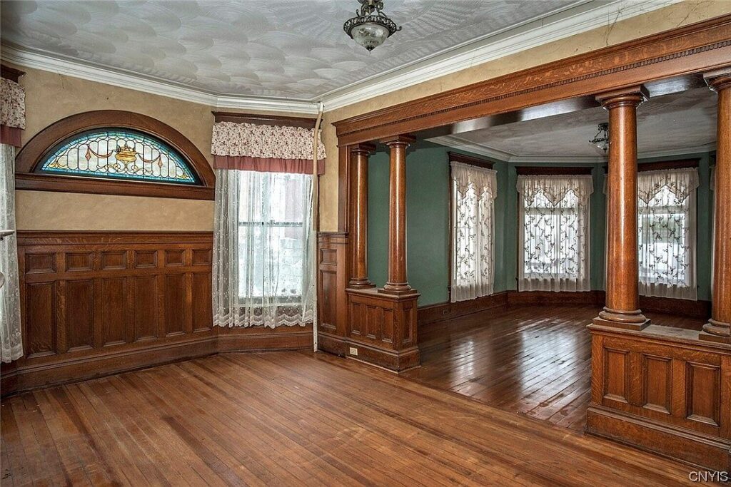 Look at the woodwork! Circa 1890 in New York. $160,000 – The Old House Life