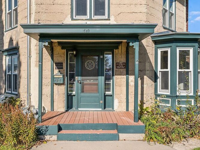Such a unique house! Jacob Woodruff House, Circa 1850 in Wisconsin ...