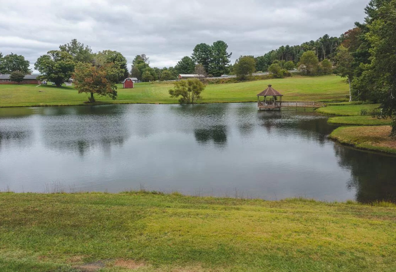 Pretty pond! 33 acres in beautiful Floyd, Virginia. Circa 1946 ...