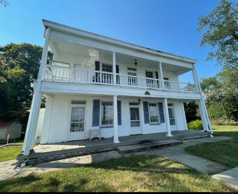 That view! Built in 1860 in Indiana. $199,900 – The Old House Life