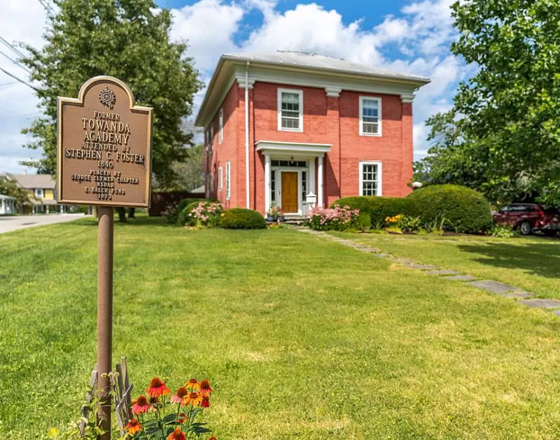 “Towanda Academy”, Circa 1835 in Pennsylvania. $269,900 – The Old House ...