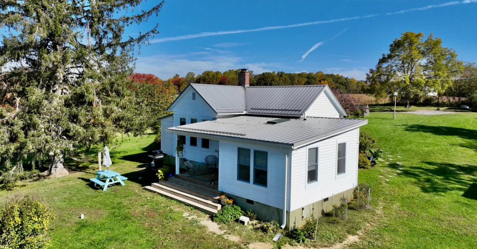 Look inside! Such a happy looking house! Almost 6 acres in West ...