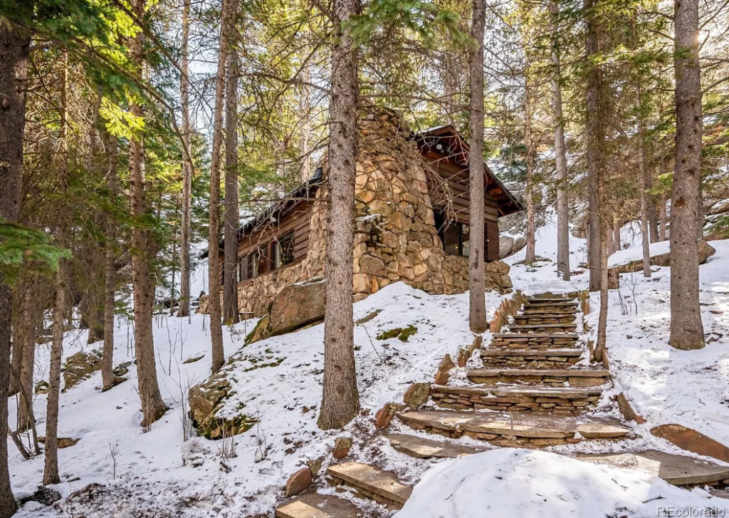 Pretty stonework on this Colorado cabin! Circa 1950. One acre. $300,000 ...
