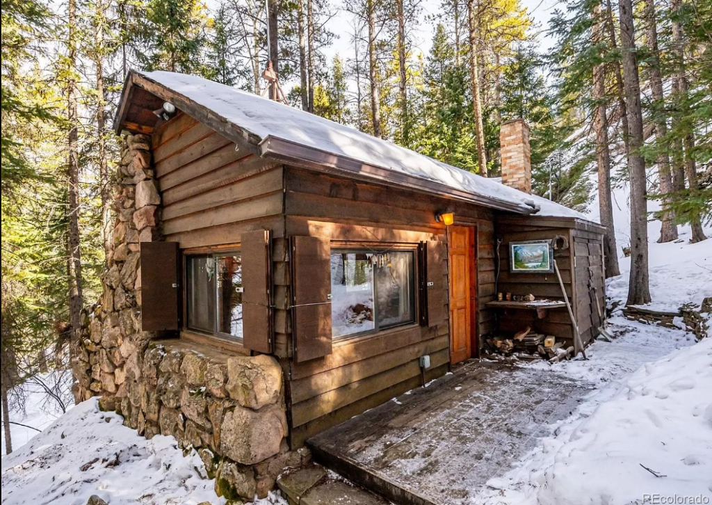 Pretty stonework on this Colorado cabin! Circa 1950. One acre. $300,000 ...