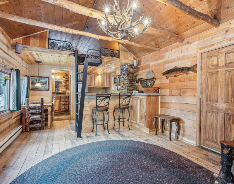 Pretty stonework on this Colorado cabin! Circa 1950. One acre. $300,000 ...