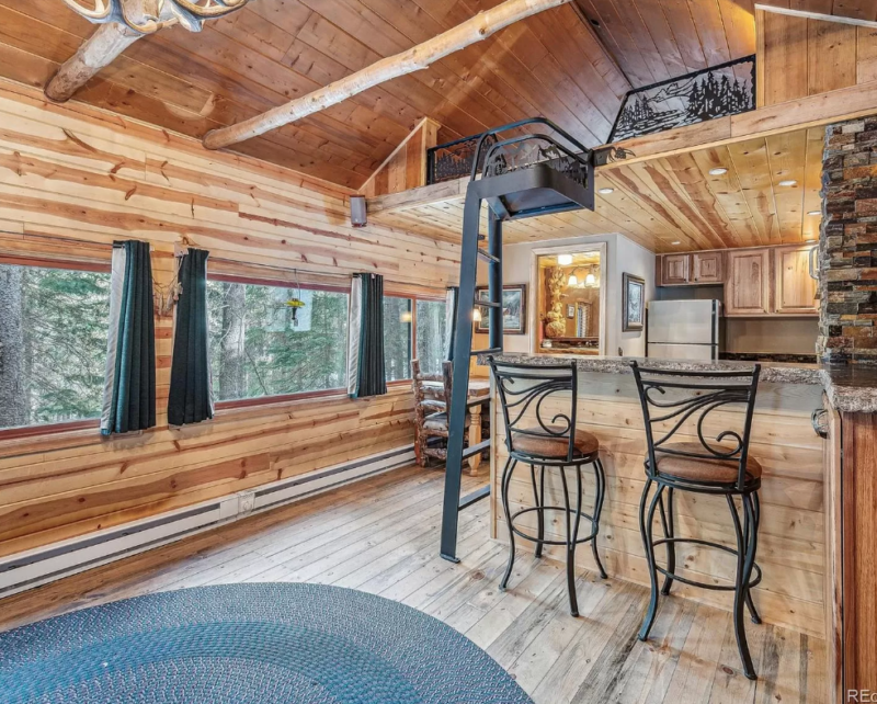 Pretty stonework on this Colorado cabin! Circa 1950. One acre. $300,000 ...