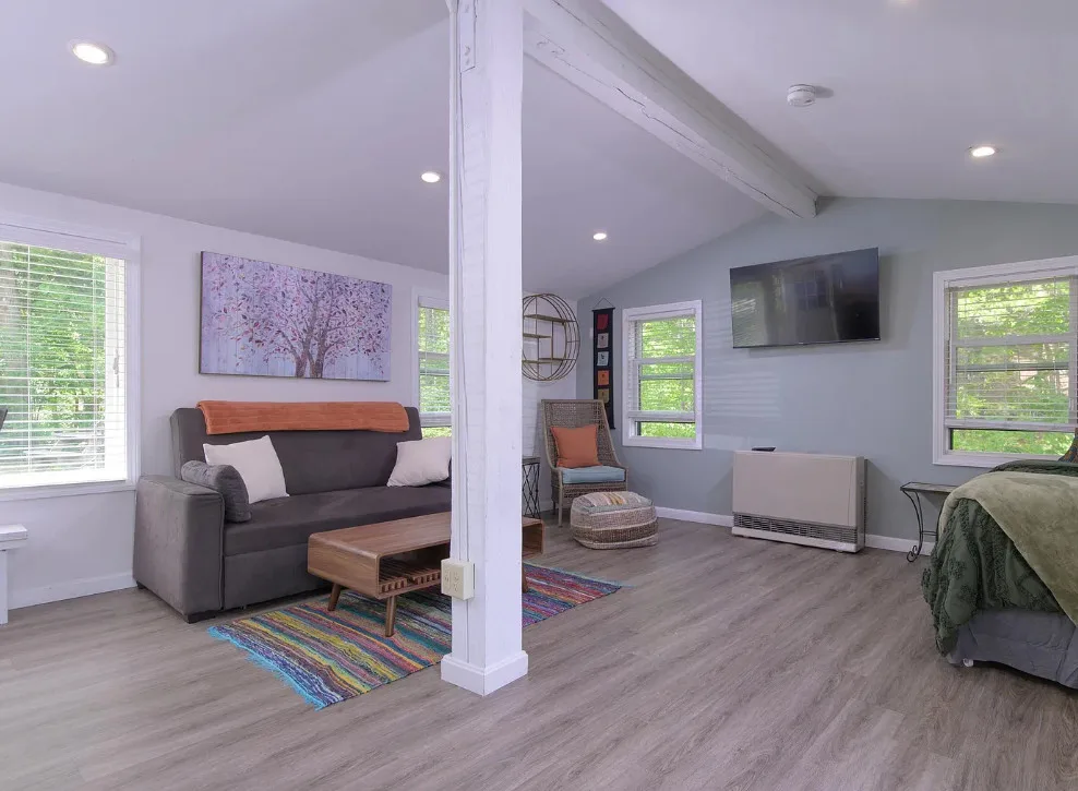 Wow! What a setting! TWO furnished houses on FIVE acres in Vermont ...