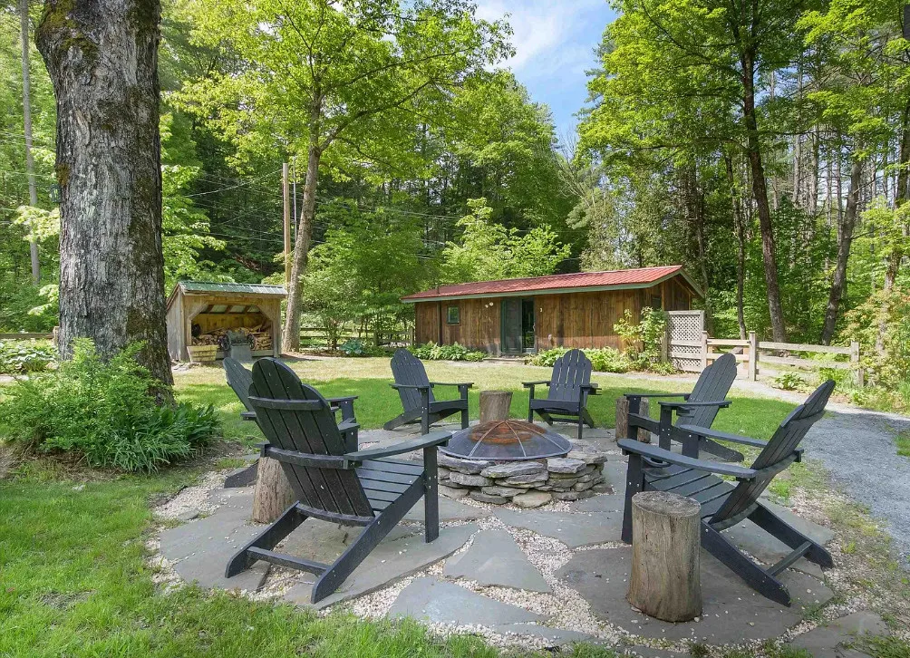 Wow! What a setting! TWO furnished houses on FIVE acres in Vermont ...